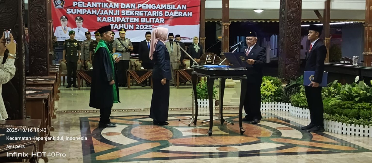 Teka-teki Terjawab, Bupati Rijanto Pilih Khusna Lindarti jadi Sekda ...